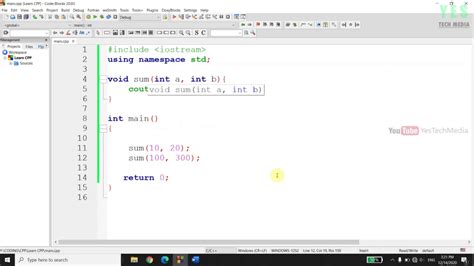 Functions With Arguments And Parameters C Malayalam Tutorial Part 13 Of 23 Youtube