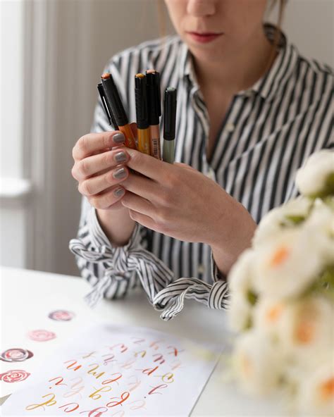 Workshop Brush Lettering Für Anfängerinnen 13 April 2024 Ocker Shop