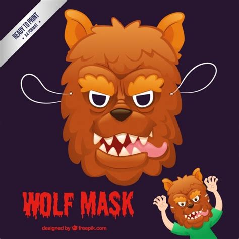 Vektor Mask Serigala Unduh Vektor Berkualitas Tinggi Gratis Dari