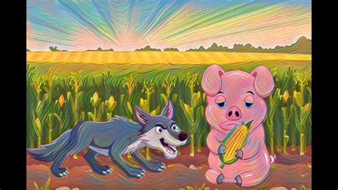 დედა ღორი და მგელი Deda Ghori Da Mgeli მრავალხმიანი ილუსტრირებული ზღაპარი ზღაპარი საბავშვო