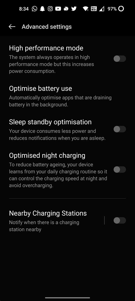 My Op8 Just Wont Charge Above 97 Ive Turned Off All The Battery Advanced Settings What Do I