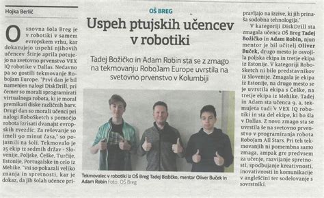 Hvala Večer Za Objavo Oliver Buček Msc