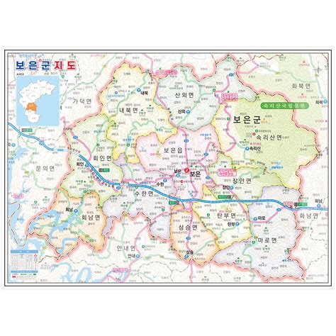 충청북도 보은군 관광지도 무료 다운로드 받기 우리나라 보은 여행지 추천 네이버 블로그