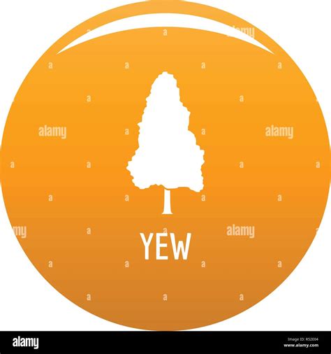 Yew Icon Stock Vector Images Alamy