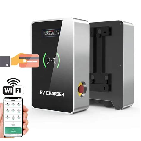 22kw 상업용 Ev 충전기 Ocpp 레벨 2 Wifi App 스마트 Ac Evse Wallbox 유형 2 Typ Gbt 홈