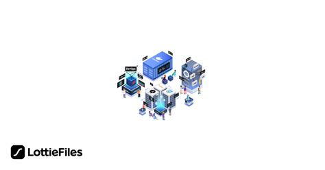 Free Isometric Data Servers Animation By Izmmir Rai Lottiefiles
