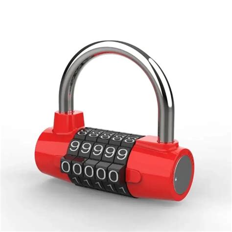 사물함용 아연 합금 5 자리 숫자 와이드 샤클 조합 자물쇠 비밀번호 잠금 장치 액세스 제어
