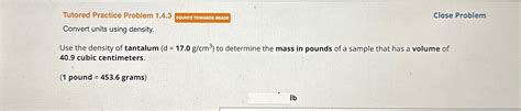 Solved Tutored Practice Problem 1.4.3 ﻿couns rowas.Close | Chegg.com