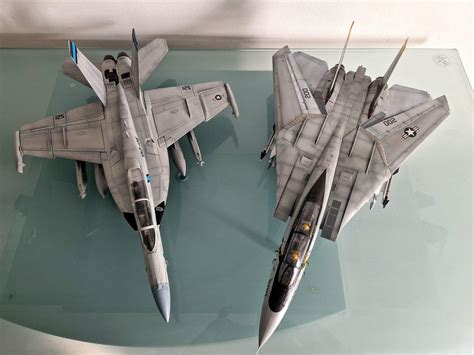 F 14a Tomcat And Ea 18g Growler 1 48 R Modelmakers