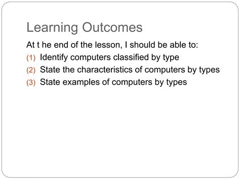 Classification Of Computers By Type PPT Classification Of Computers By Type PPT