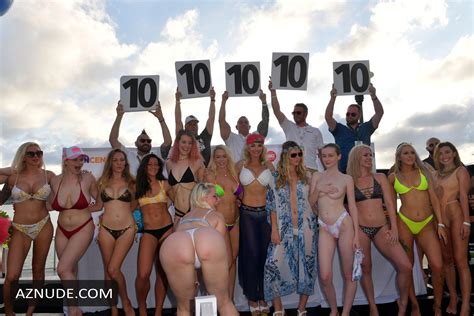 Abby Brothers At The Xbiz Miami Topless Pool Party In Miami Beach