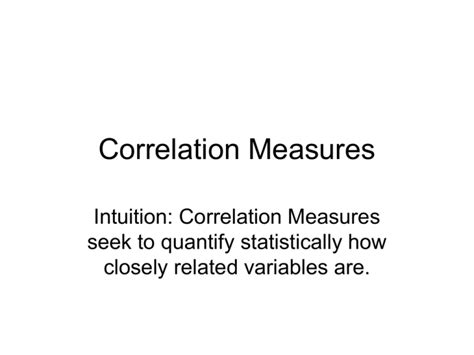 Correlation Measures And Garch Models In Finance