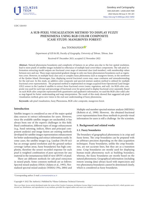 pdf a sub pixel visualization method to display fuzzy phenomena using