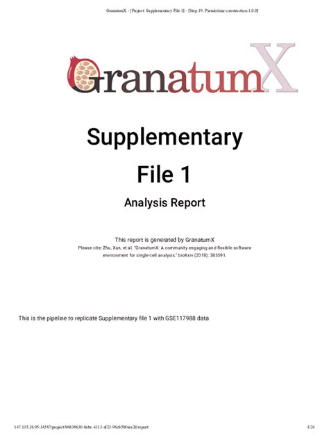 fillable online granatum a graphical single cell rna seq analysis