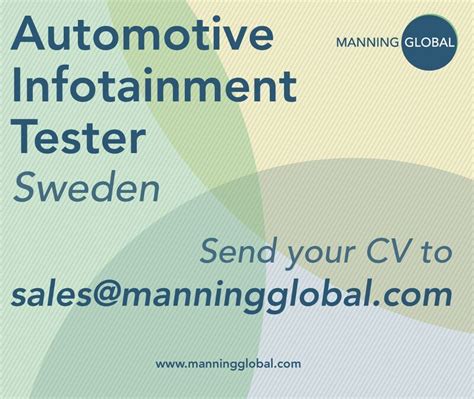 New Role In Sweden Manning Global Ag