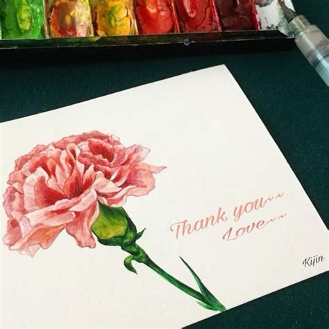 카네이션 그리기 어버이날 카드 만들기 2024 어버이날 카드 만들기 카네이션 카드 만들기