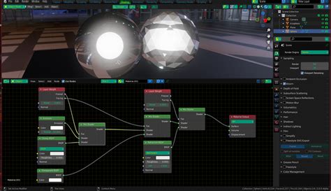 Materials How Do I Make A Transparent Object Glow From Within In Blender Blender Stack