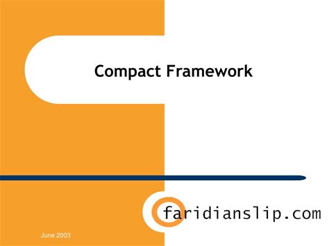 ppt beginning compact framework powerpoint presentation free
