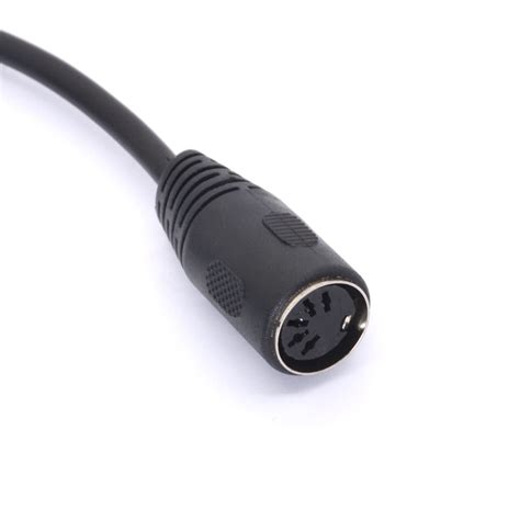 Midi Y Splitter Cable Adapter Din 5 Pin Female Jack To Dual 2 Male
