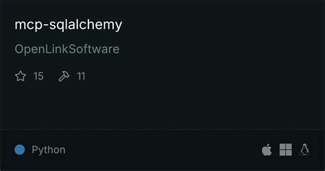 mcp sqlalchemy glama