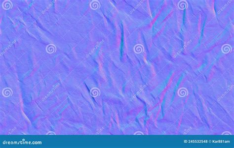 Normal Map Fabric Wrinkled Texture Texture Normal Mapping Stock