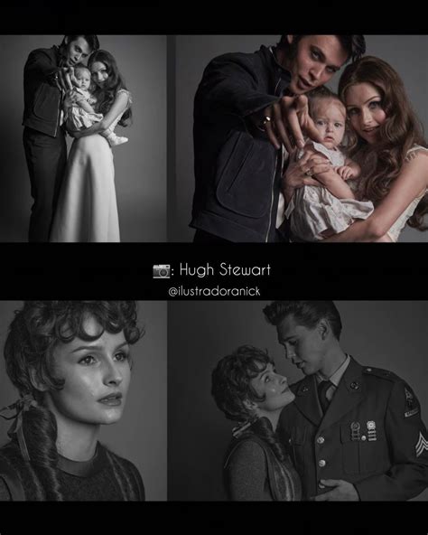 Austin Butler And Olivia Dejonge As Elvis Anda Priscilla By Hugh Stewart Elvis Presley