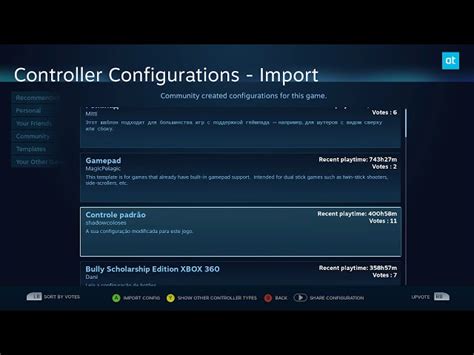 Steam Community Guide Xinput Configuration Steams Controller Support