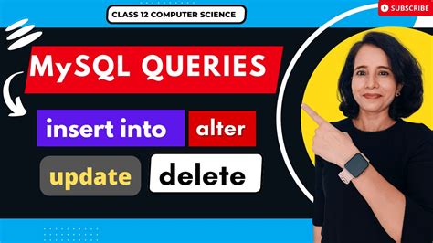 MySQL Class Computer Science MySQL Commands INSERT UPDATE DELETE ALTER YouTube