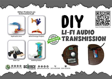 Lifi Project Manual Video Tutorial Pakistan Science Club