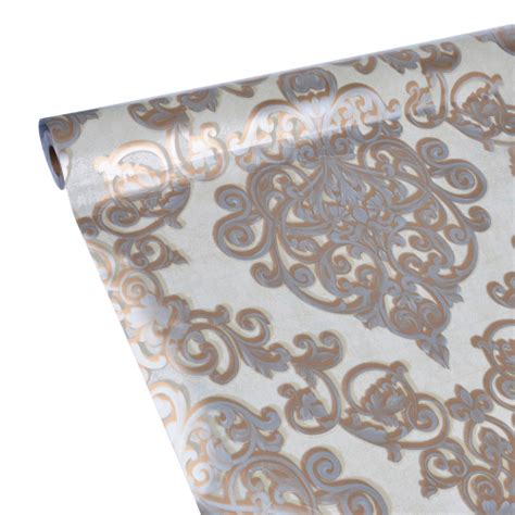 Пленка самоклеящаяся 45см х 8м ПВХ Вензель 5 дизайнов