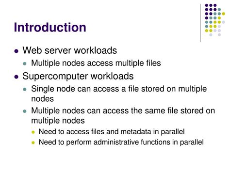 Ppt Gpfs A Shared Disk File System For Large Computing Clusters