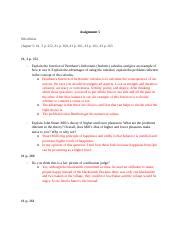 Assignment 5 Docx Assignment 5 8th Edition Chapter 5 1 3 P 252 1 P 260 1 P 261 3 P