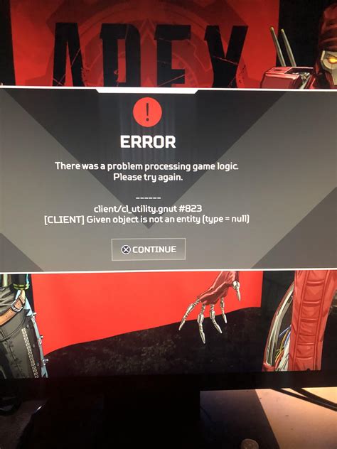what does this error mean r apexlegends