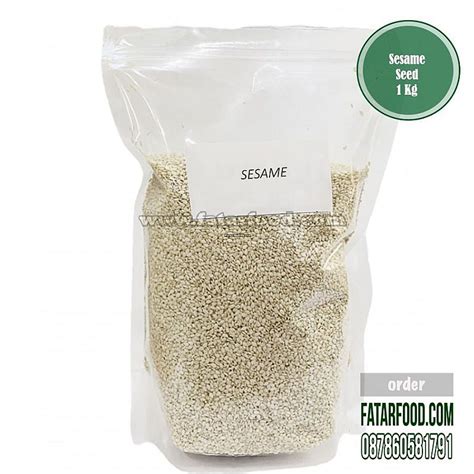 NUTS SEEDS GRAINS HERBS SEEDS Sesame Seed Wijen Putih Kg Food Fatar Food