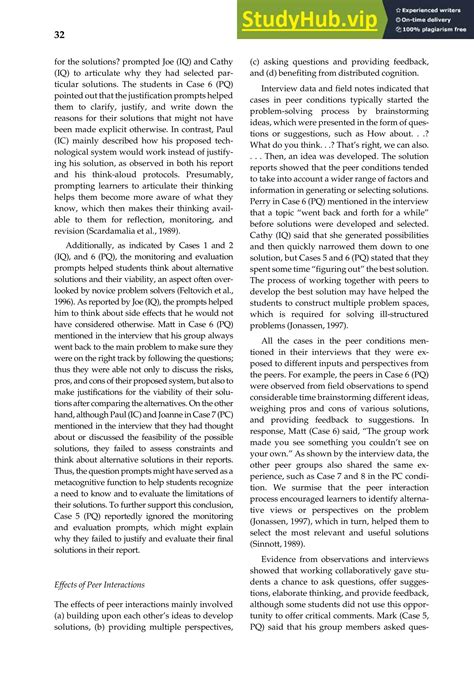 A Conceptual Framework For Scaffolding Iii Structured Problem Solving