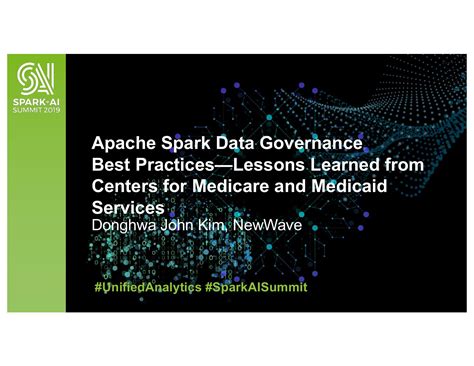 Apache Spark Data Governance Best Practices—lessons Learned From