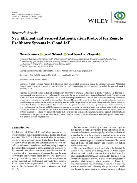 pdf new efficient and secured authentication protocol for remote
