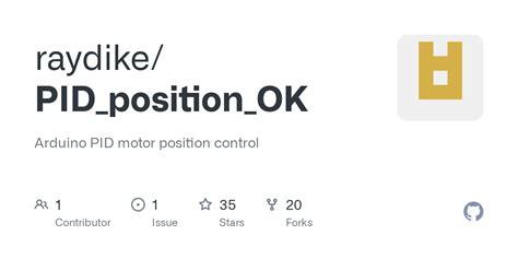 GitHub Raydike PID Position OK Arduino PID Motor Position Control