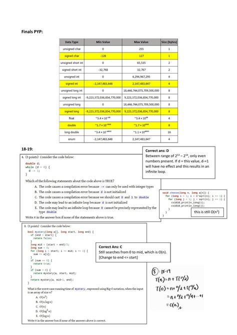 Finals Pyp Challenging Questions Cs1010 Programming Methodology