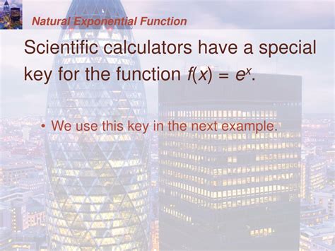 Ppt The Natural Exponential Function Powerpoint Presentation Free Download Id 3603836
