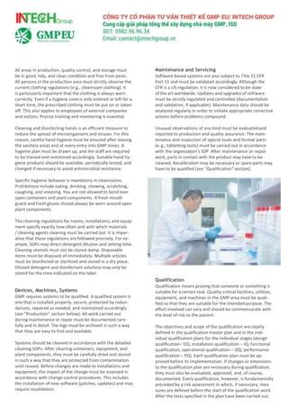 GMP Regulations Your Product And Process Quality Control Responsibilities PDF