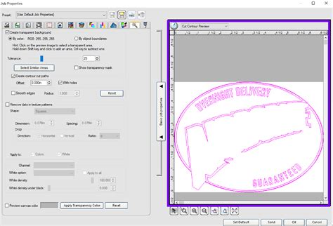Cut Contour Preview In Production Manager Flexi Complete SA International