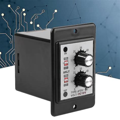On Off Twin Timer Relay Knob Control Time Switch Atdv 6s 60m Relay Board Ac 110 220v Electrical