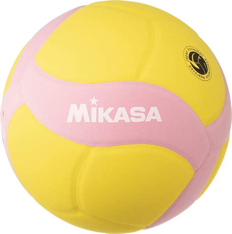 Mikasa VS170W-Y-P Kinder-Volleyball Gelb-Pink Gr. 5