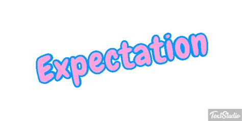 Expectation Word Animated  Logo Designs