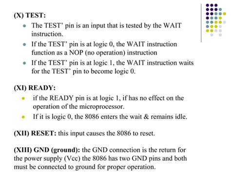Pin Digram Of 8086 Pptx