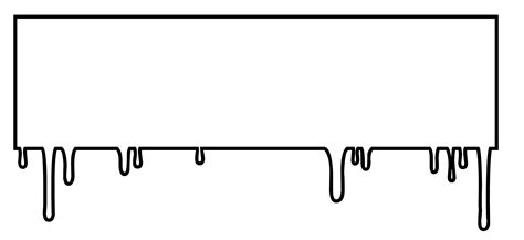 Simple Line Border Clipart Transparent Background Simple Lines Hand Painted Border Simple Border