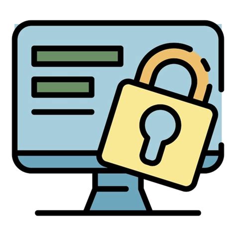 Premium Vector Web Money Security Icon Outline Web Money Security Vector Icon Color Flat Isolated