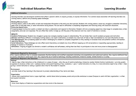 Working Memory And Processing Speed Iep Pdf Learning Disability Memory