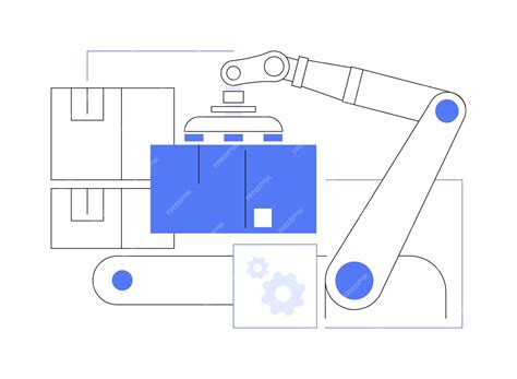 premium vector automated sortation systems abstract concept vector